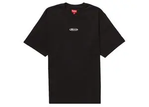 Supreme Oval Short Sleeve Top - Black