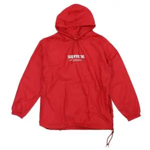 Supreme Nylon Packable Poncho - Red