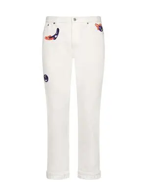 Dior X Kenny Scharf Logo Slim Fit Jean
