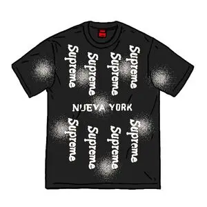 Supreme Nueva York Short Sleeve Top - Black