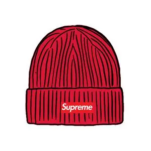 Supreme Overdyed Beanie - Red