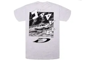 BAIT X Initial D Drift Design Tee Shirt - Gray