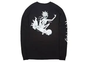BAIT X Rick And Morty Skateboard Long Sleeve Tee
