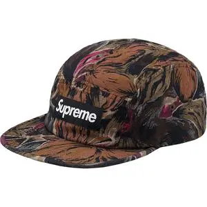 Supreme Floral Camp Cap - Olive