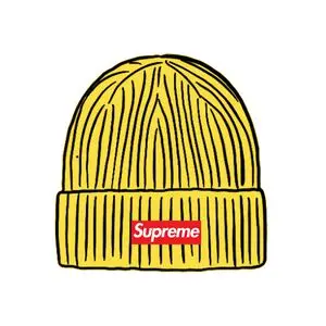 Supreme Overdyed Beanie - Yellow