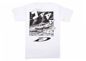 BAIT X Initial D Drift Design Tee Shirt - White
