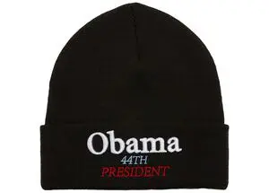 Supreme Obama Beanie - Black