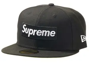 Supreme Supreme No Comp Box Logo New Era Cap Black