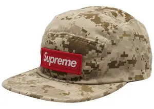 Supreme Nyco Twill Camp Cap - Tan Digi Camo