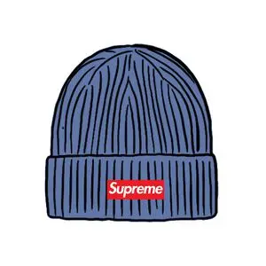 Women's Blue Supreme Beanie Hats