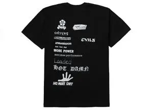 Supreme No More Shit Tee Shirt - Black