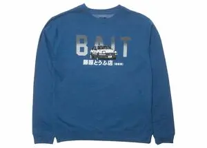 BAIT X Initial D Logo Design Crewneck Sweatshirt
