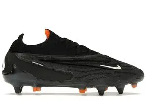 Nike Gripknit Phantom GX Elite SGPro AntiClog Traction Black/dark Smoke Grey/total Orange