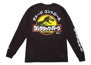 BAIT X Jurassic Park Damage Control Long Sleeve Tee Shirt