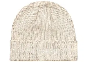 Supreme Overprint Beanie - White