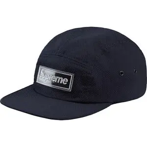 Supreme Nylon Pique Camp Cap - Navy Blue