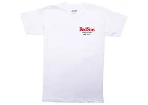 BAIT X Initial D Red Suns Tee Shirt - White