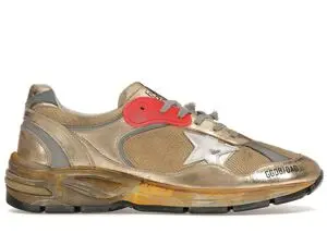 GOLDEN GOOSE Dadstar Sneakers - White/red/silver