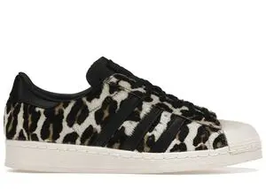 Adidas Superstar 82 Leopard Sneakers - Core Black/chalk White