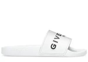 Givenchy Flat Sandals - White/black