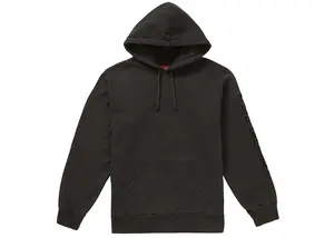 Supreme Overdyed Hooded Sweatshirt - Black