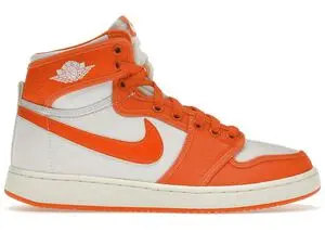 JORDAN 1 Retro Ajko High Top Sneakers - Rush Orange/white/sail