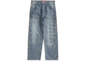 Supreme Paisley Studded Double Knee Painter Pant