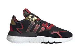 Adidas Nite Jogger Cny 2020 Sneakers - Core Black/gold Metalic/white