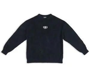 Balenciaga Bb Embroidered Crewneck Sweatshirt