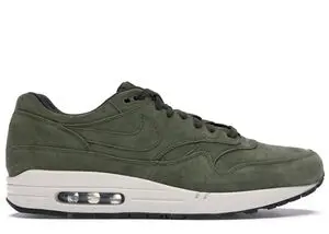 Nike Air Max 1 Suede Sneakers - Olive Canvas/sequoia/light Bone