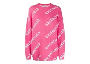 Women's Balenciaga Pink Sweaters