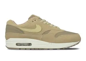 Nike Air Max 1 Premium Suede Sneakers - Khaki/team Gold/mushroom