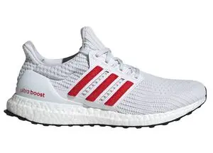 Adidas Ultra Boost 4.0 Dna Sneakers - White/scarlet/core Black