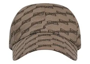 Balenciaga Bb Monogram Cap - Beige