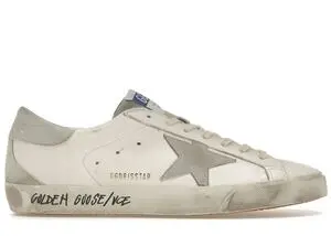 GOLDEN GOOSE Super-star Sneakers - White/ice/grey