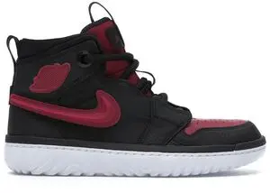 JORDAN 1 High React Sneakers - Black/white/noble Red