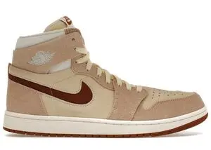 JORDAN 1 High Zoom Air Cmft 2 Sneakers - Sail/legend Medium Brown/fossil