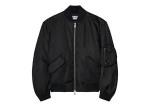 Off-White Zip-fastening Bomber Jacket