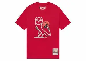 OVO 1995 Raptors Og Owl T-shirt - Red