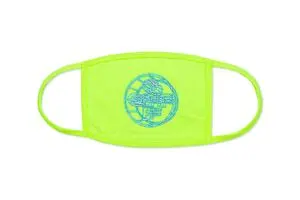 Off-White 3d Crossed Off Face Mask - Neon Green