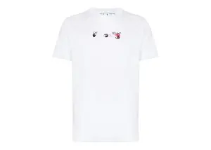 Off-White Off Acrylic Arrow Logo Print T-shirt