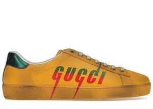 Gucci Ace Blade Sneakers - Yellow