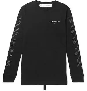 Off-White 3d Marker Diag Long Sleeve T-shirt