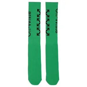 Off-White Arrow Socks - Green/black