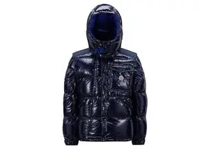 Moncler Karakorum Ripstop Short Down Jacket - Blue (i20911a00149596077a9)