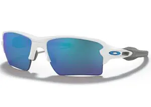 Oakley Flak 2.0 Xl Sunglasses - Polished White/prizm Sapphire (oo9188/9459)