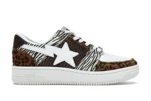 A Bathing Ape Printed Sneakers For Men