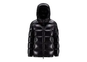 Moncler Maire Short Down Jacket - Glossy Black