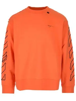 Off-White Abstract Arrows Embroidered Sweatshirt