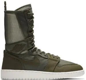 JORDAN Jordan 1 Explorer XX High-Top Sneakers Olive Canvas/phantom